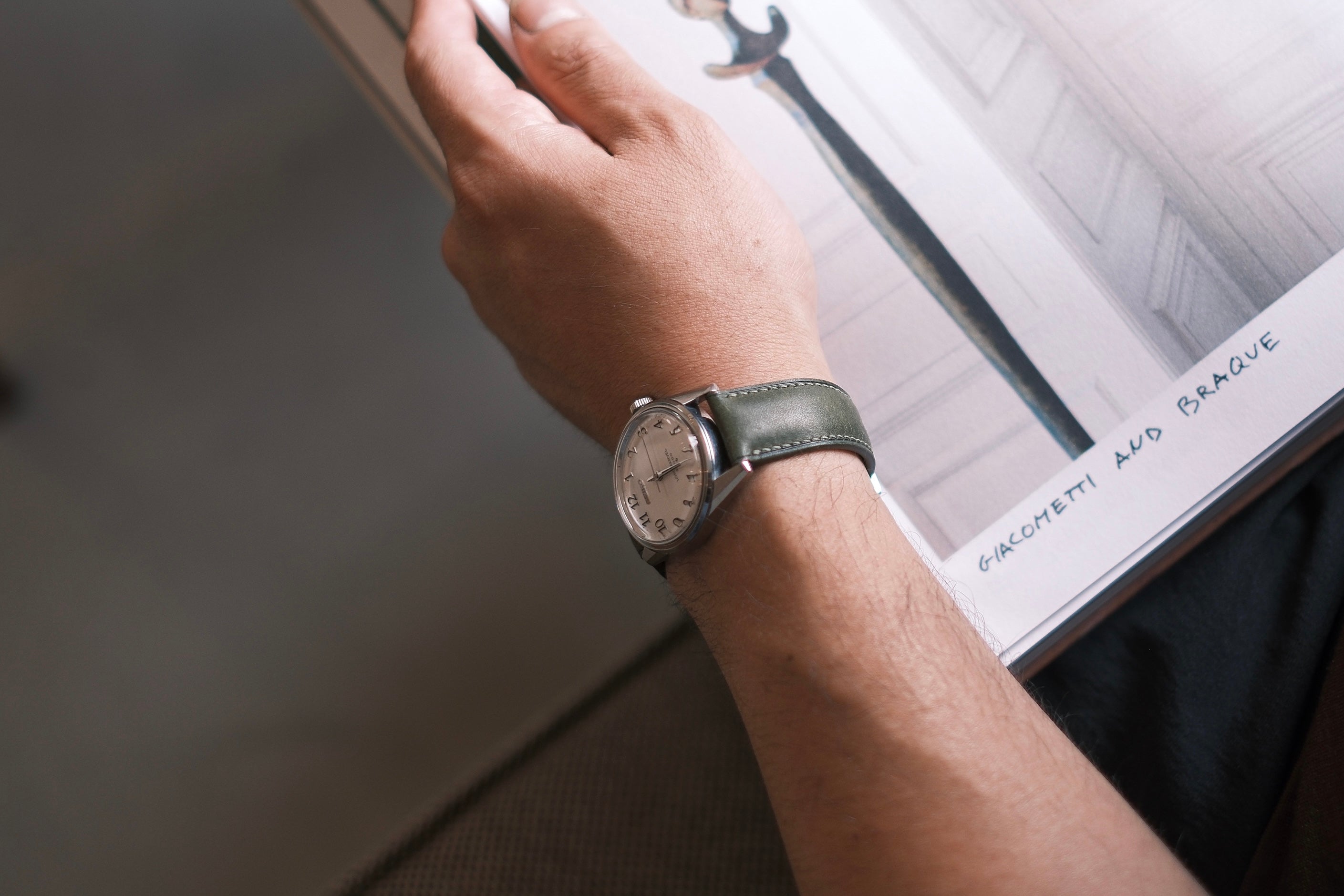 Pueblo Calf Olive – ウチムラ（とけい・メガネ・リペア）| 横浜